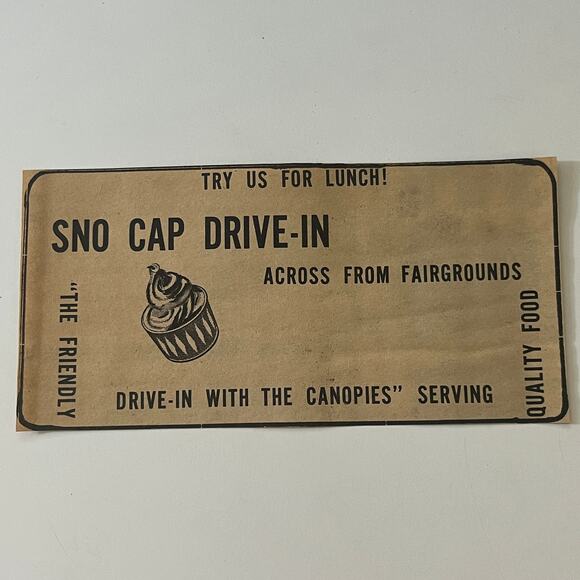 None and/or Unknown | Other | Sno Cap Drivein Across From Fairgrounds ...